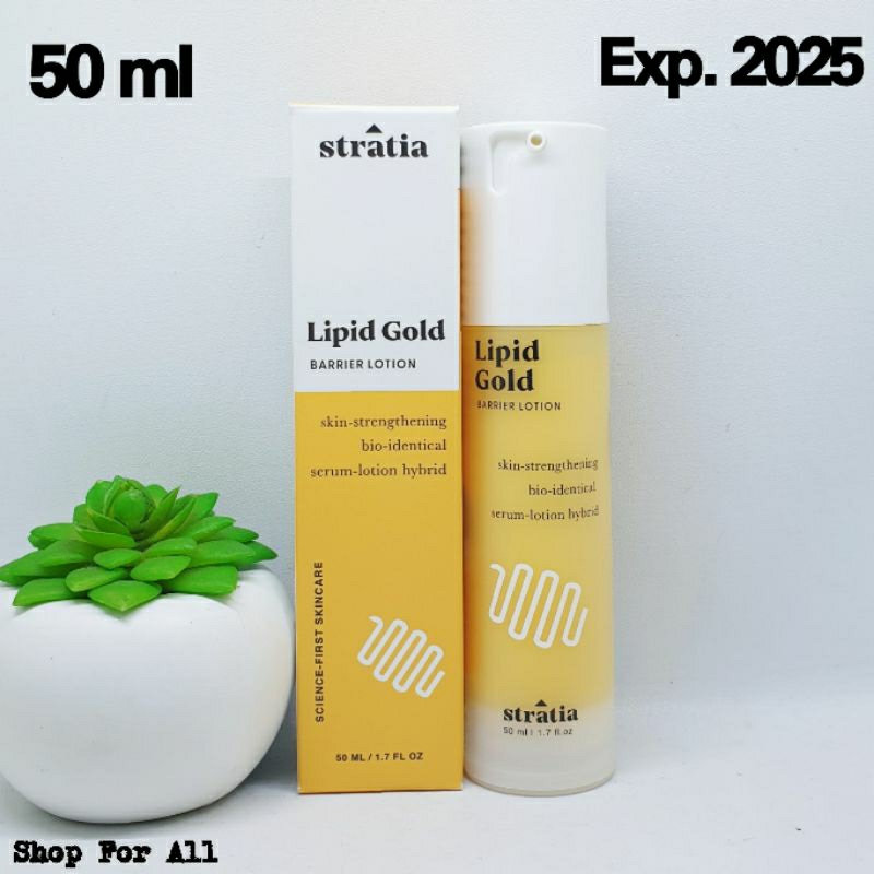 Jual STRATIA Lipid Gold Barrier Lotion - 50 ml (Full Size) | Shopee ...