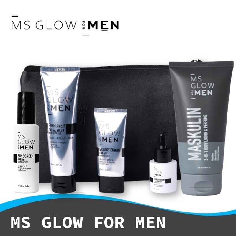 Jual MS Glow For Men Original Paket Lengkap / MS Glow Men Ecer Facial ...