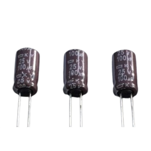 Jual CAPASITOR 100UF 25V KAPASITOR ELCO CAPACITOR 100 MIKRO 25VOLT ...