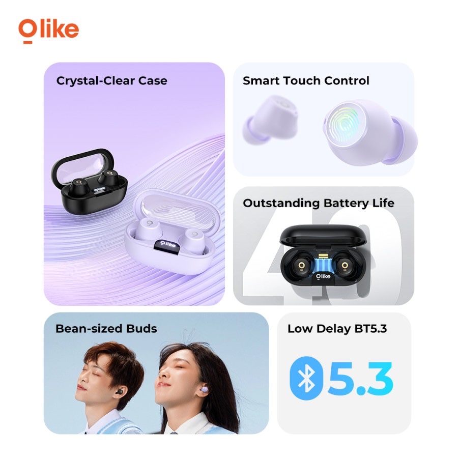 Jual Olike TWS Bluetooth T401 True Wireless Earbuds SoundBeans Earphone ...