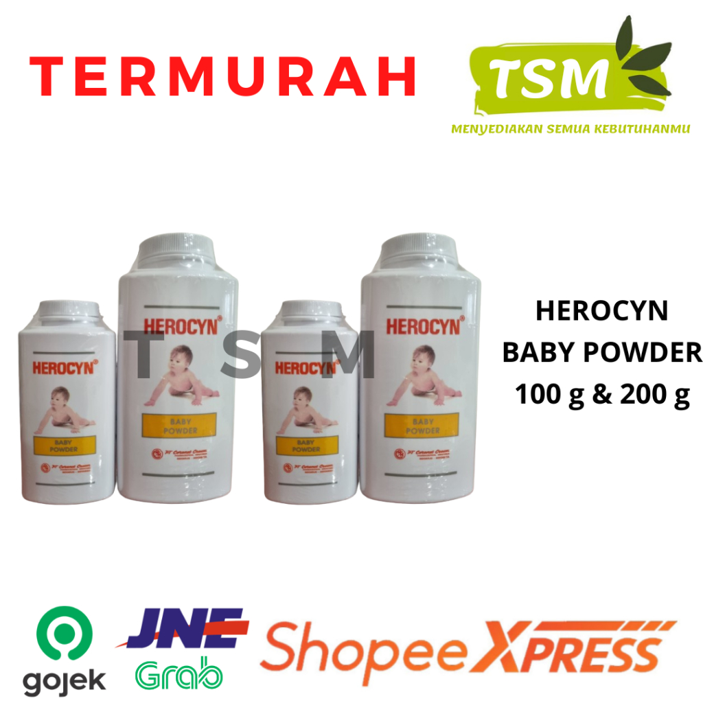 Jual Herocyn Baby Powder 100g & 200g | Shopee Indonesia