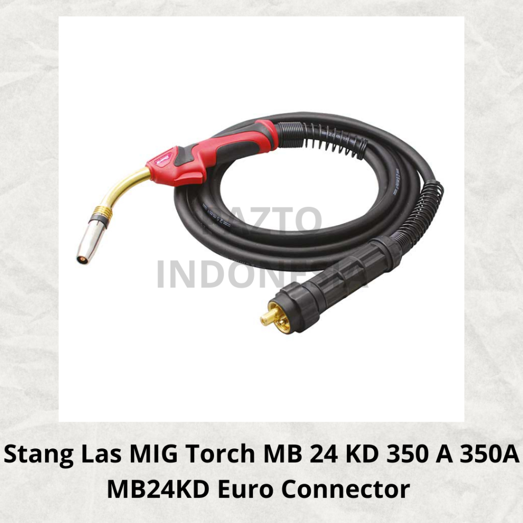 Jual Daiden Stang Las MIG Torch MB 24 KD 350 A 350A MB24KD Euro ...