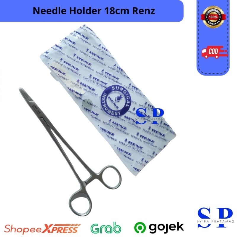Jual Alat Medis Needle Holder RENZ 18cm / 20cm / 24cm | Mayo Hegar 18 ...