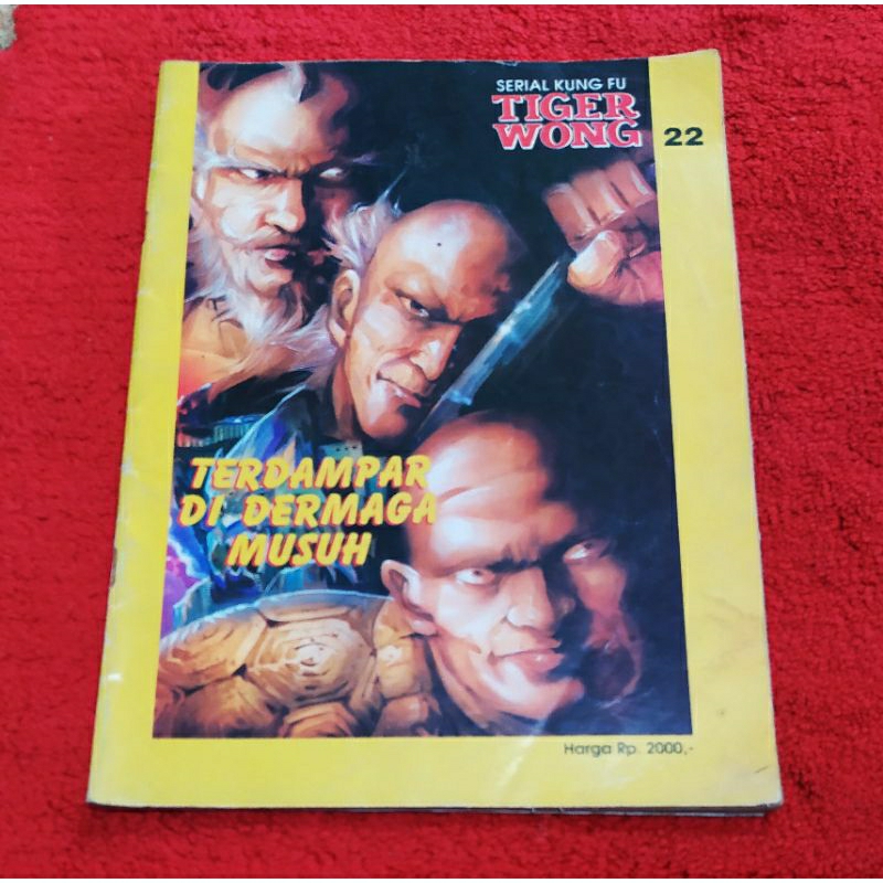 Jual Komik cergam langka second Tiger Wong "Terdampat di Dermaga Musuh ...