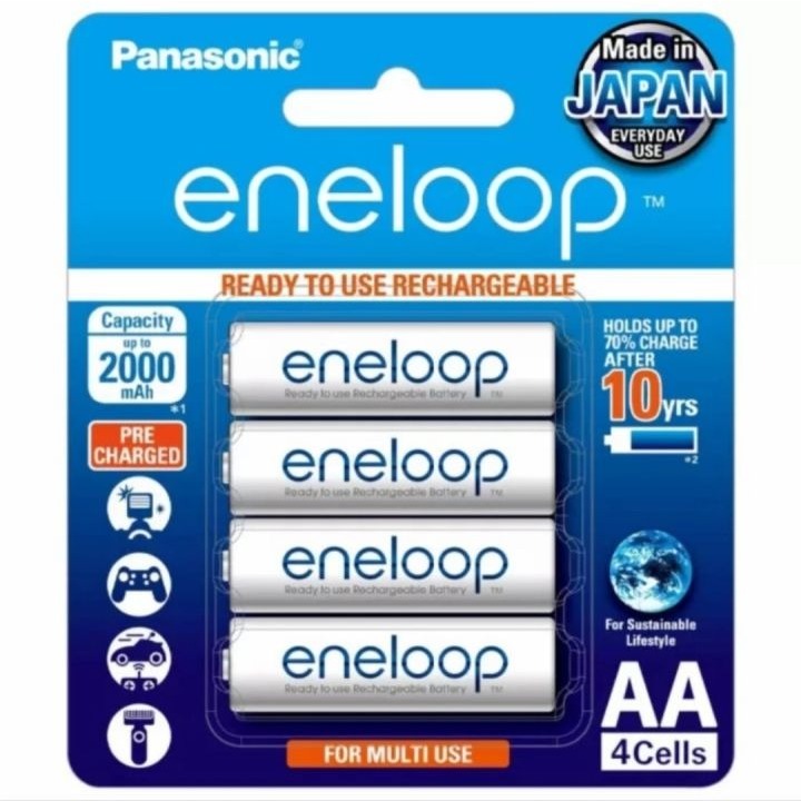 Jual Baterai Panasonic Eneloop AA 2000 mAh isi 4 A2 Flash accesories | Shopee Indonesia
