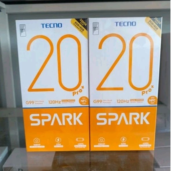 Jual Tecno Spark 20 Pro+ 8/256 Garansi Resmi | Shopee Indonesia