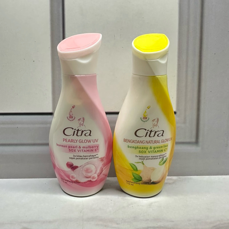 Jual Citra Hand & Body Lotion Bengkoang Natural Glow Pearly Glow UV ...