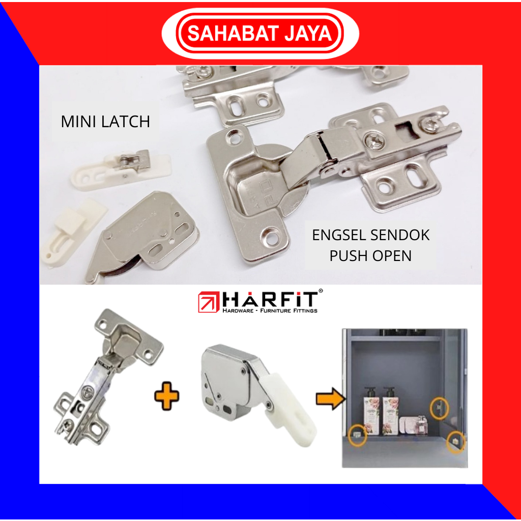 Jual HARFIT PO ENGSEL SENDOK PUSH OPEN MINILATCH MINI KECES CATCHES ...