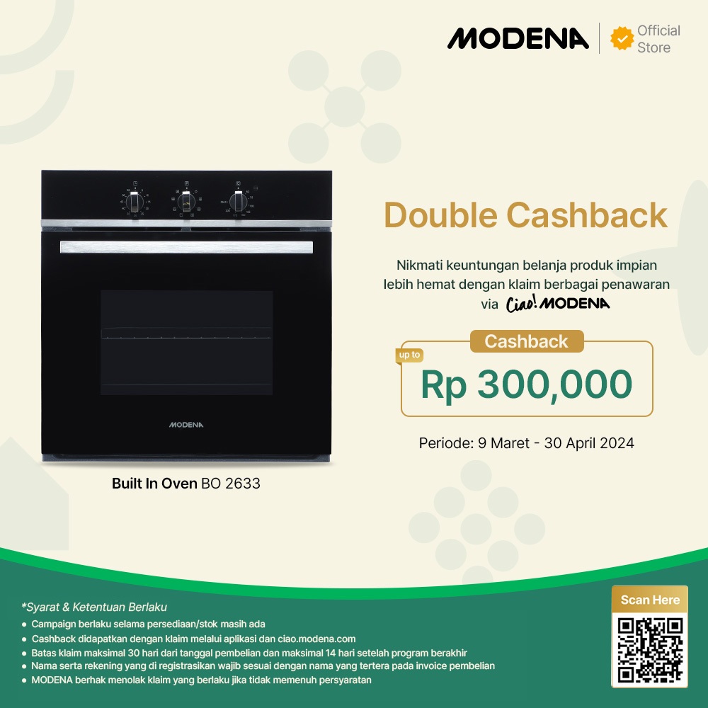 Jual MODENA Built-in Electric Oven - BO 2633 | Shopee Indonesia