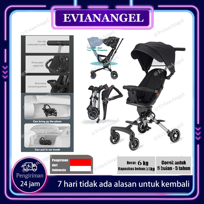 Jual Stroller baby 2 way lightweight foldable Kereta Dorong Bayi cabin ...