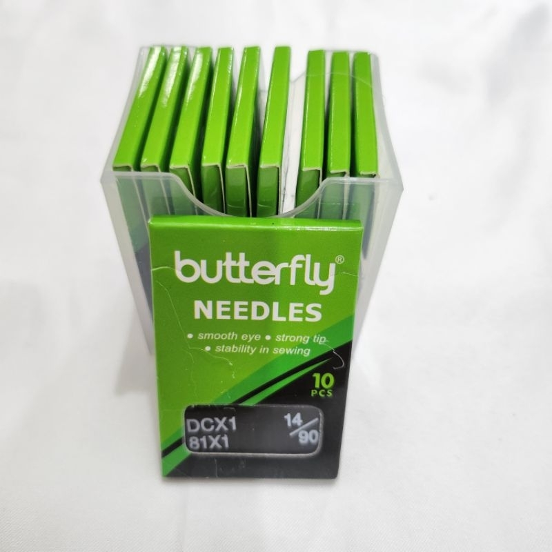 Jual (1 Pack/10 Jarum) Jarum Butterfly DC x 1 Original untuk Mesin ...