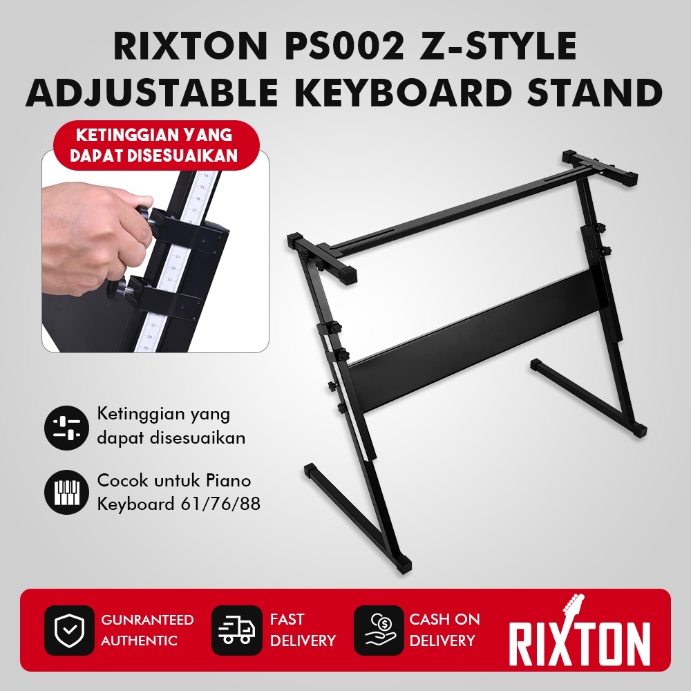 Jual Rixton Piano Stand Portable Keyboard Stand Keyboard Piano Rack ...