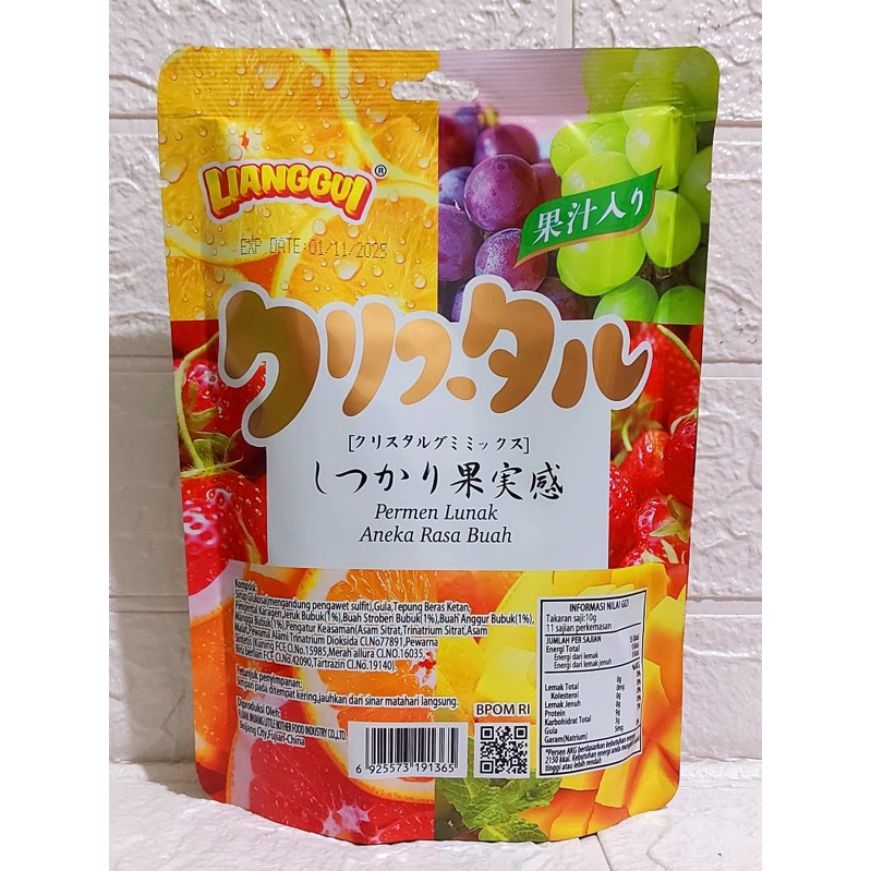 Jual PERMEN LUNAK ANEKA RASA BUAH / PERMEN LIANGGUI PEELED FUDGE ...