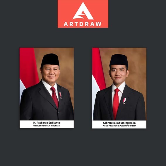 Jual A3+ cetak foto presiden dan wakil presiden+BINGKAI 30x45 | Shopee Indonesia