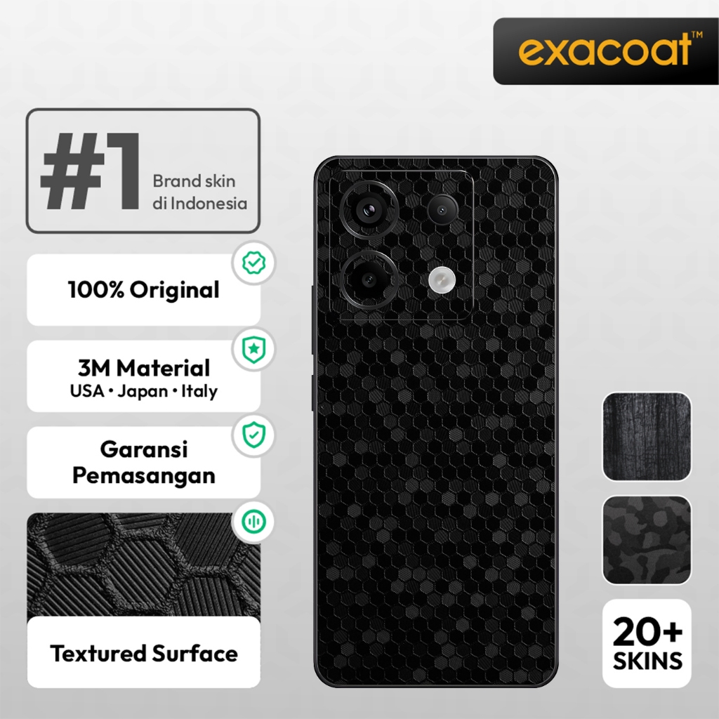 Jual [EXACOAT] Redmi Note 13 Pro 5G Premium 3M Skin / Garskin - Model ...