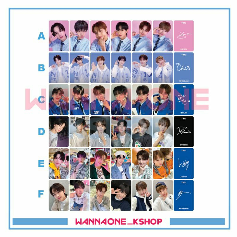 Jual photocard TWS DCC shinyu dohoon youngjae jihoon hanjin kyungmin | Shopee Indonesia