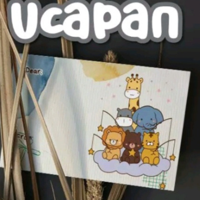 Jual KARTU UCAPAN LUCU / GREETING CARD LUCU MURAH / KARTU UCAPAN ULANG ...