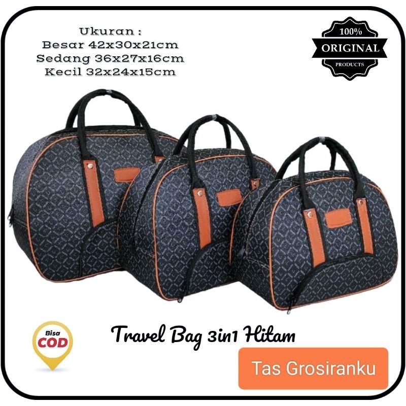 Jual Tas Pakaian 3in1 Ukuran Jumbo Besar Sedang Tas Baju Murah Travel ...