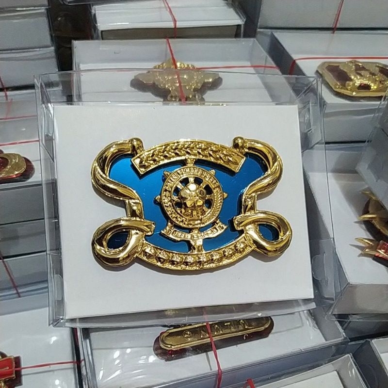 Jual PIN BARET POL PP GOLD MIROR PAMONG PRAJA | Shopee Indonesia