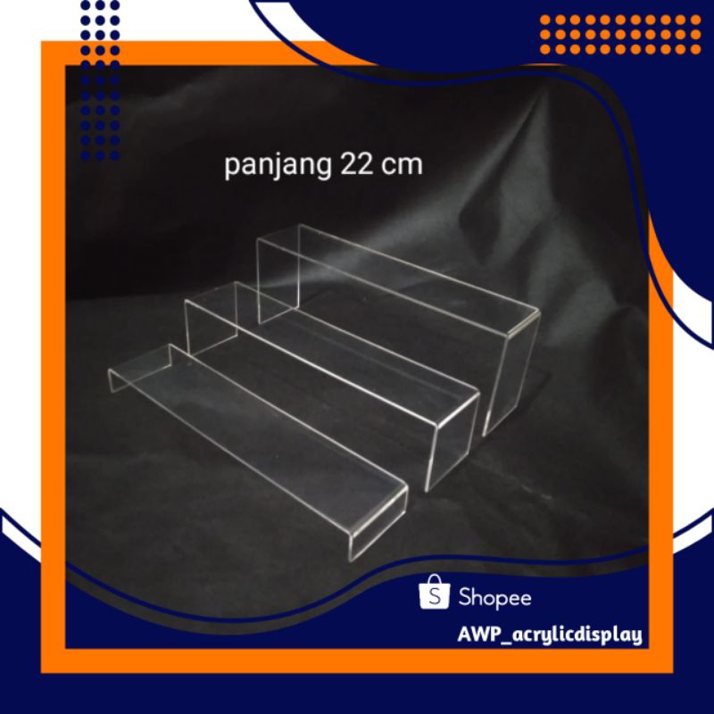 Jual Display Figure set isi 3pcs akrilik 2mm | Tatakan stand akrilik ...
