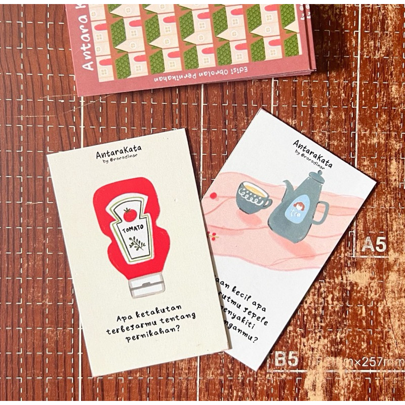 Jual Antara Kata - Deep Talk Card Edisi Pasangan | kartu ngobrol game ...