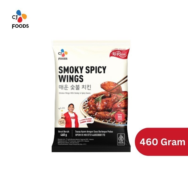 Jual CJ FOODS KORASA Smoky Spicy Wings 460g /KORASA Smoky Spicy Wings ...