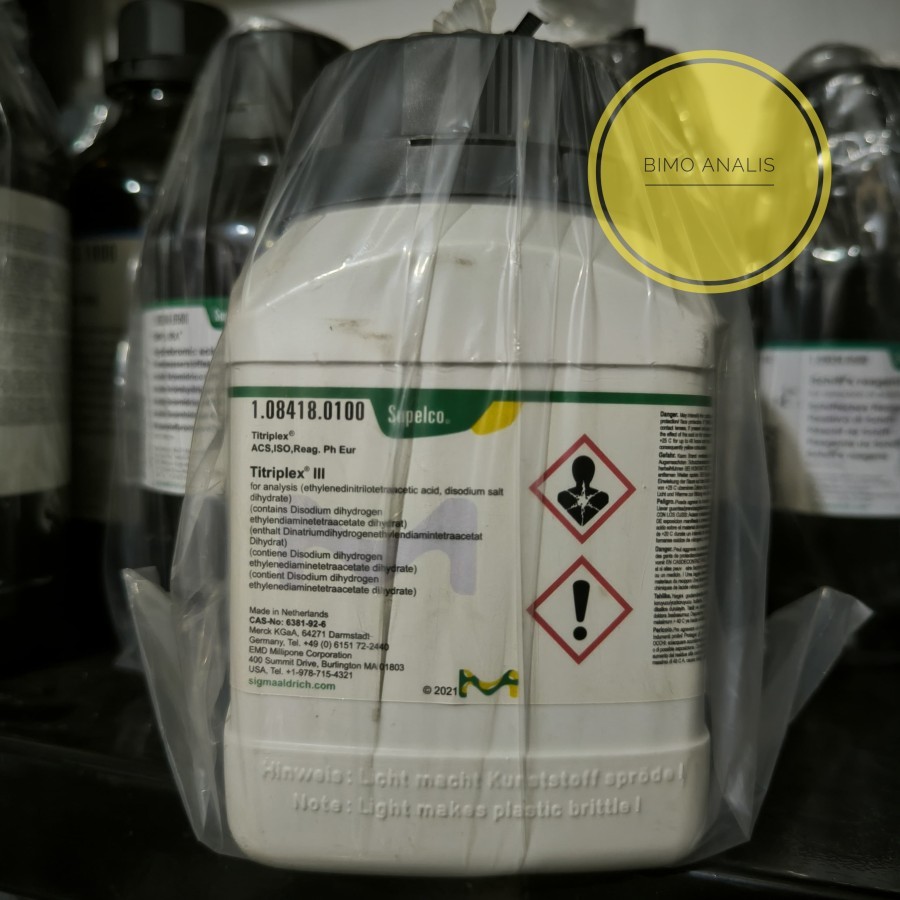 Jual TITRIPLEX III 100gr MERCK 108418 | Disodium Edta | Na2Edta Pro ...