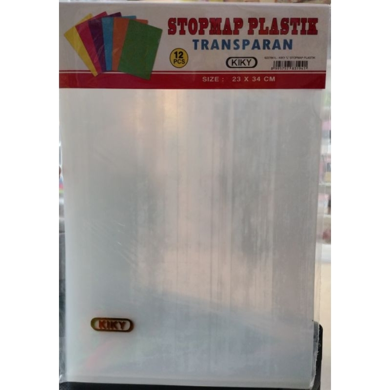 Jual Stopmap Plastik / Map L Kiky F4 Transparan | Shopee Indonesia