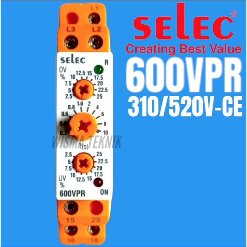 Jual ANALOG VOLTAGE PROTECTION RELAY SELEC 600VPR | Shopee Indonesia