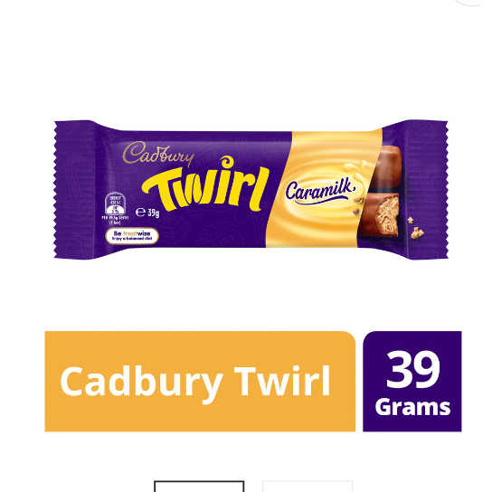 Jual Cadbury Twirl Caramilk Chocolate Bar | 39g Australia | Shopee ... Jual Cadbury Twirl Caramilk Chocolate Bar | 39g Australia | Shopee ...