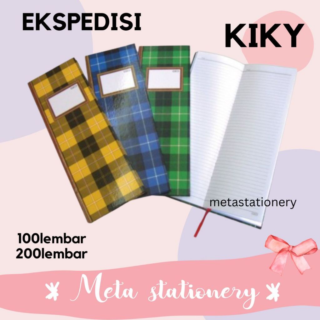 Jual Buku Catatan / Buku Hard Cover Ekspedisi Kiky 1pc ( Motif Random ...