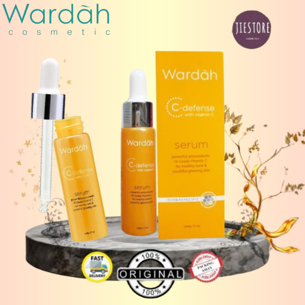 Jual Wardah C-Defense Serum 17 ml - HiGrade Vitamin C yang Mencerahkan ...