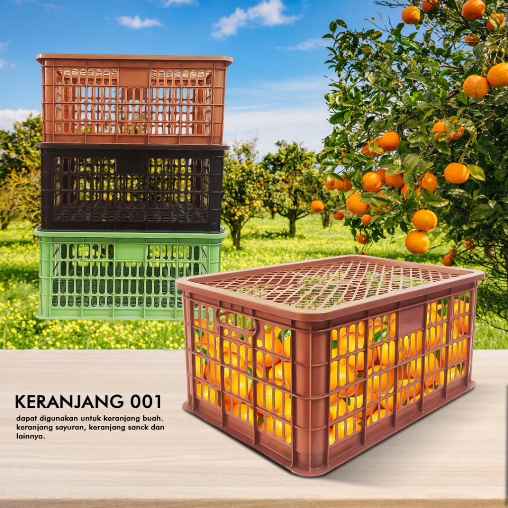 Jual MPW Keranjang Industri + Tutup / Keranjang 001 / Keranjang Buah ...