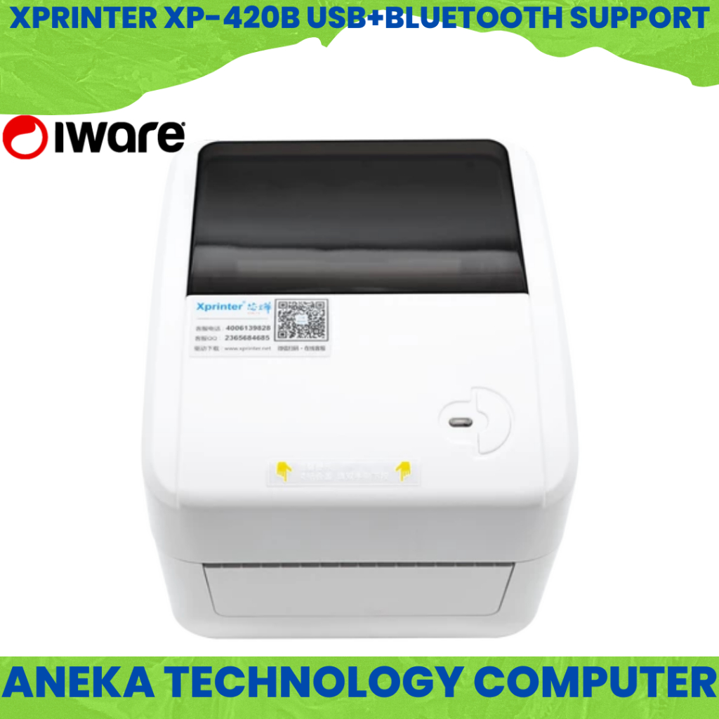 Jual PRINTER BARCODE THERMAL XPRINTER XP-420B USB+BLUETOOTH SUPPORT 110MM | Shopee Indonesia