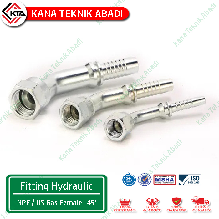 Jual Hydraulic Fitting NPF 45 (JIS GAS BSP Female 45) 29641 Nepel ...