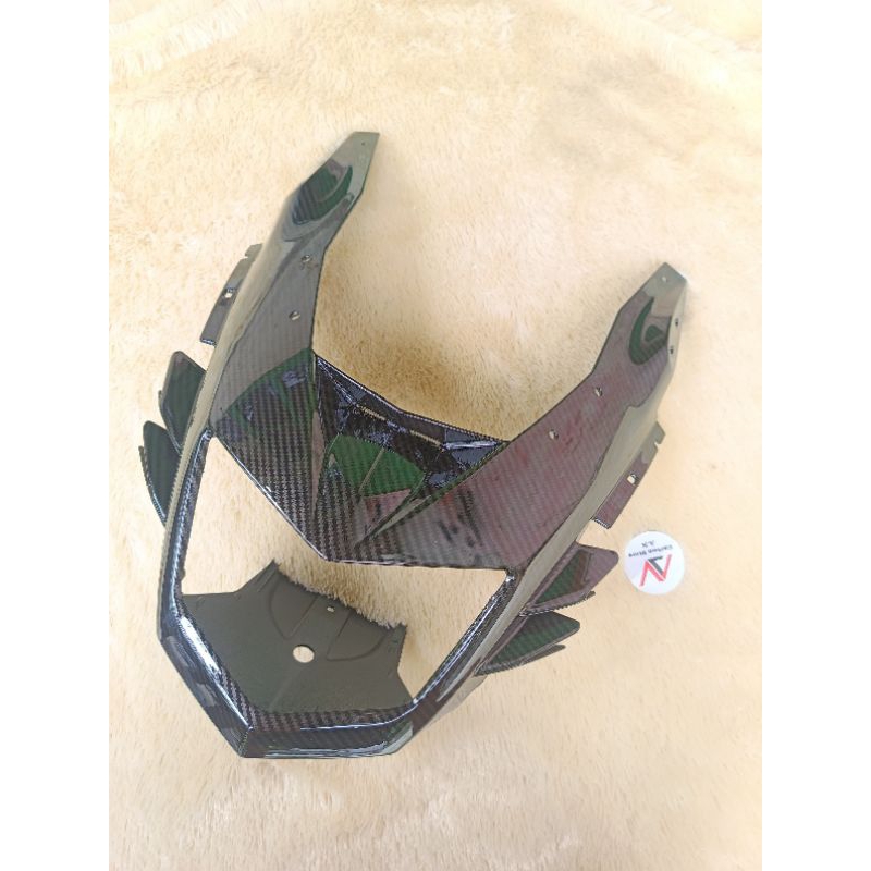 Jual Paketan Barong Depan + Spion Ninja RR New Full Karbon Celup ...