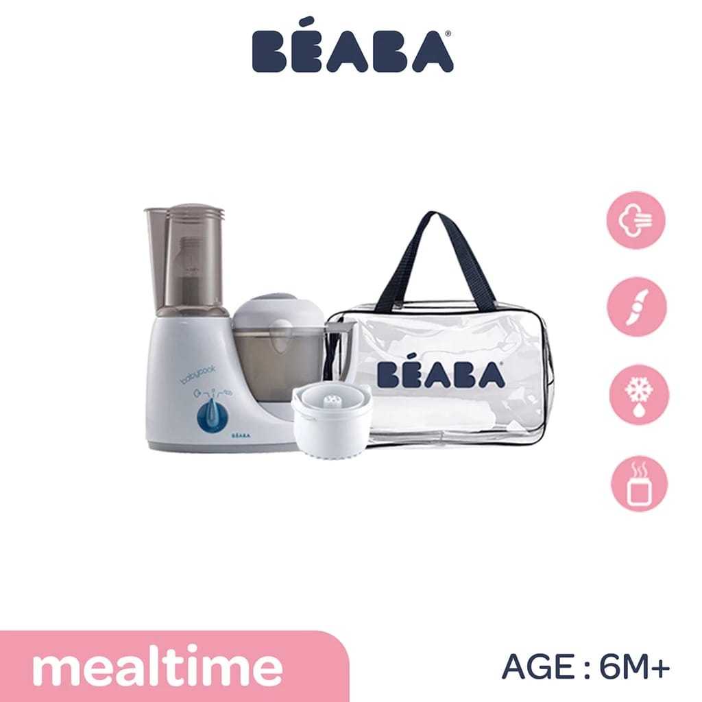 Jual Beaba Baby Bundle Babycook original pack + Bag (Gray) - Blender ...