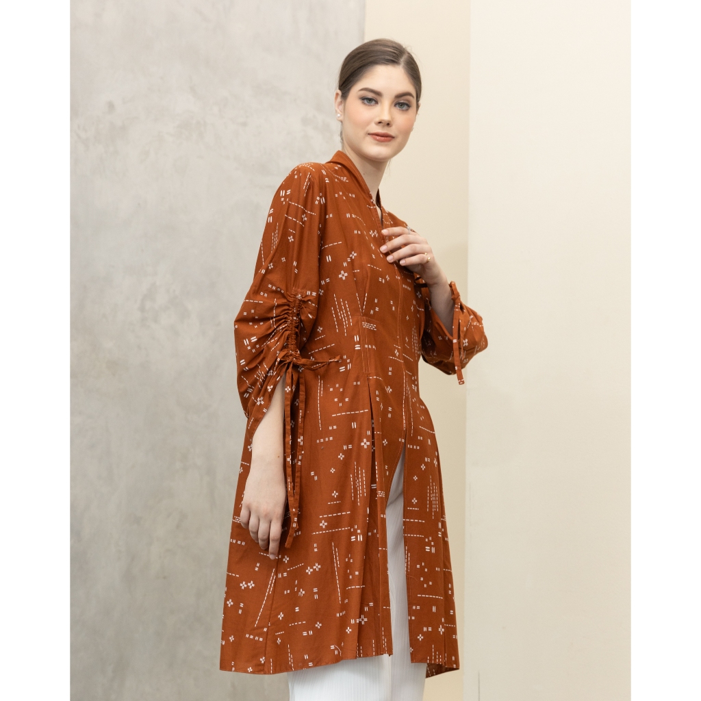 Jual Sora Long Outer Batik - Atasan Batik - Tunik Batik | Shopee Indonesia