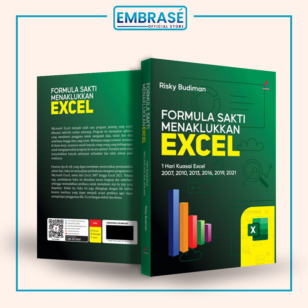 Jual Buku Formula Sakti Menaklukkan Excel : 1 Hari Kuasai Excel 2007, 2010, 2013, 2016, 2019 ...