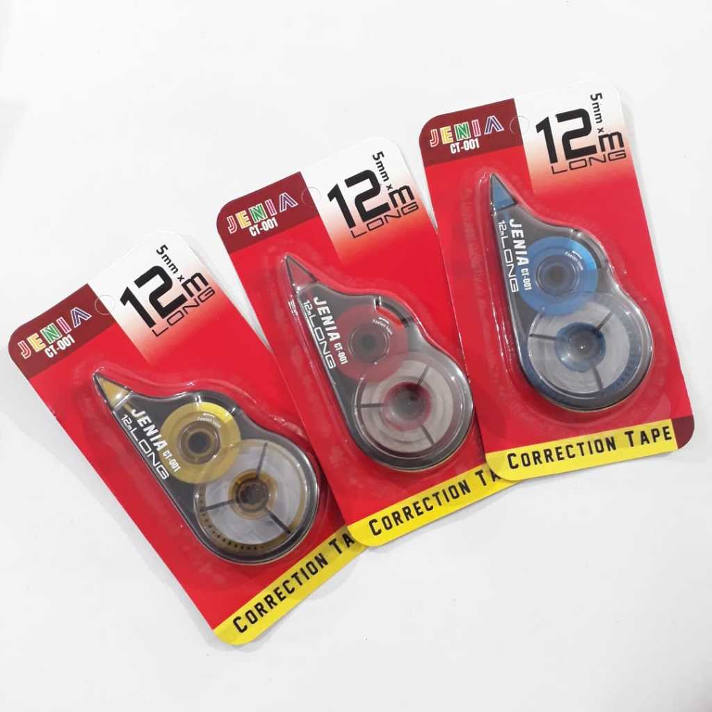 Jual correction tape jenia, correction tape murah banget, tipe x kertas ...