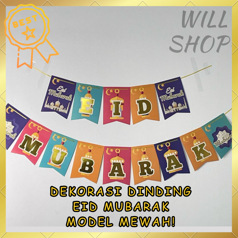 Jual Banner Set Dekorasi Dinding / Backdrop Tulisan Marhaban Ya ...