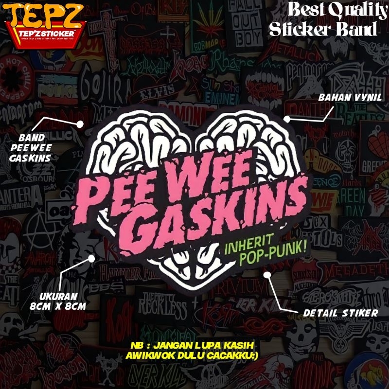 Jual STIKER STICKER (BAND PEE WEE GASKINS) STIKER BAND|STIKER METAL ...