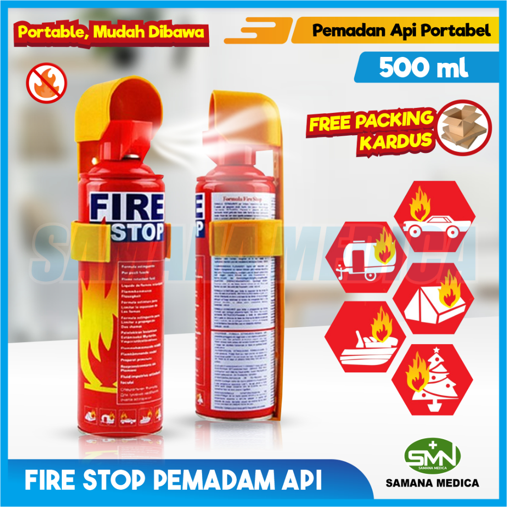 Jual Fire Stop PEMADAM API 500 ml - Pemadan Api Portabel | Shopee Indonesia