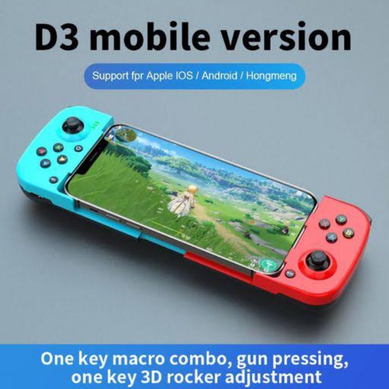 Jual Gamepad D3 Controller Wireless Bluetooth Android IOS | Shopee Indonesia