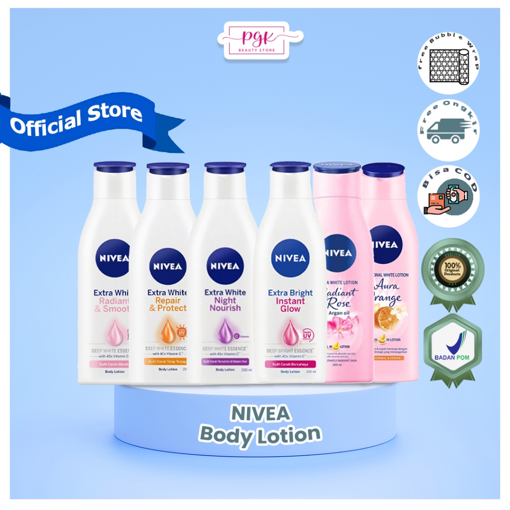 Jual Nivea Body Lotion Extra White Body Lotion Radiant Smooth