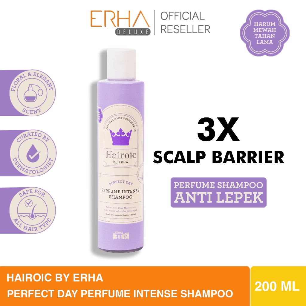Jual Hairoic by ERHA - Shampoo Parfum Perfect Day Perfume Intense Sampo ...