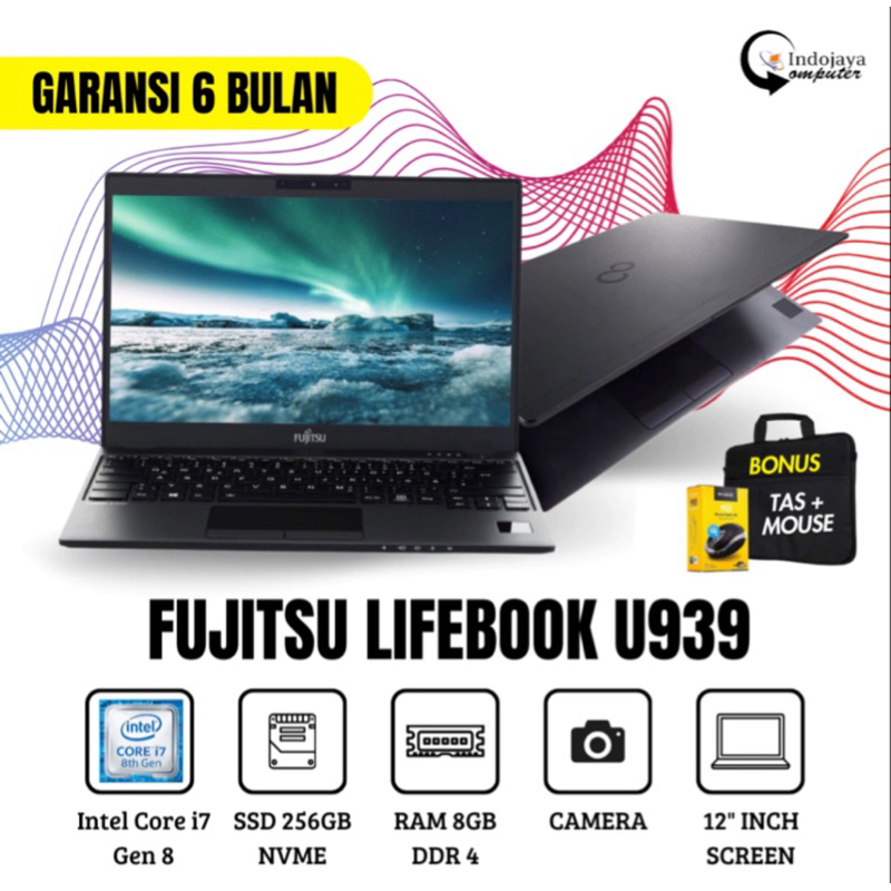 Jual Laptop FUJITSU Core i7 Gen 8 / 10 RAM 8GB SSD 256GB Like New ...