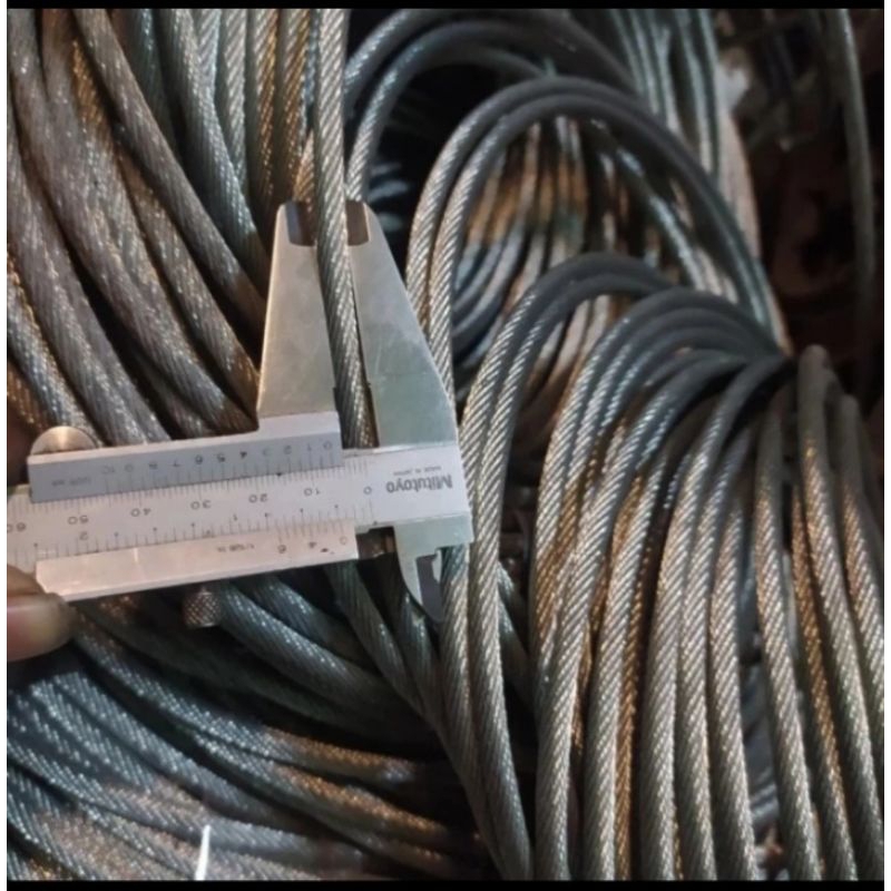 Jual kawat seling wire rope 4 mm / sling mini hoist 4 mm | Shopee Indonesia