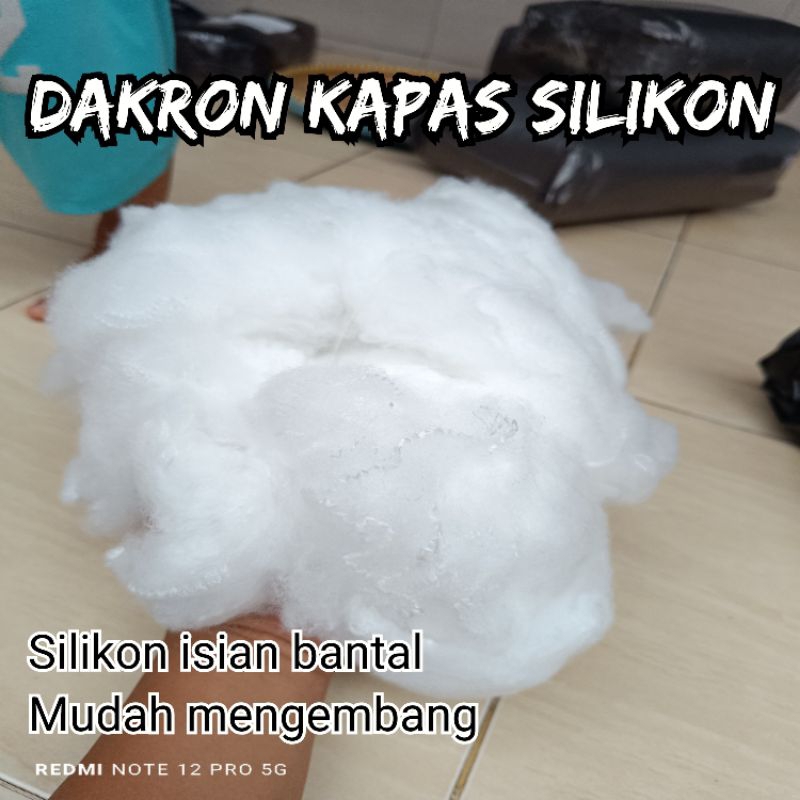 Jual DAKRON KAPAS SILICON KAPAS NANOFIBER ISIAN BANTAL GULING BONEKA ...