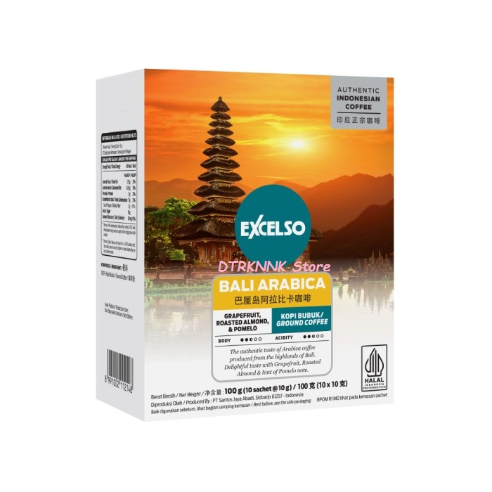 Jual Excelso BALI ARABICA - Folding Box (10 Sachet x 10gr) | Shopee ...